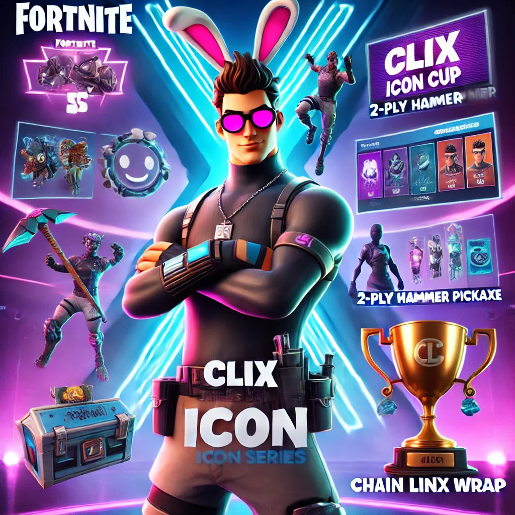 Clix Joins Fortnite Icon Series – Skins, Cup & Custom Islands – Tapin Shop