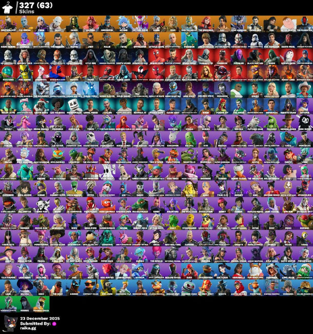[PC/PSN/XBOX] 327 skins | Driftwalker | The Origin | Torin | Snap | Ha ...
