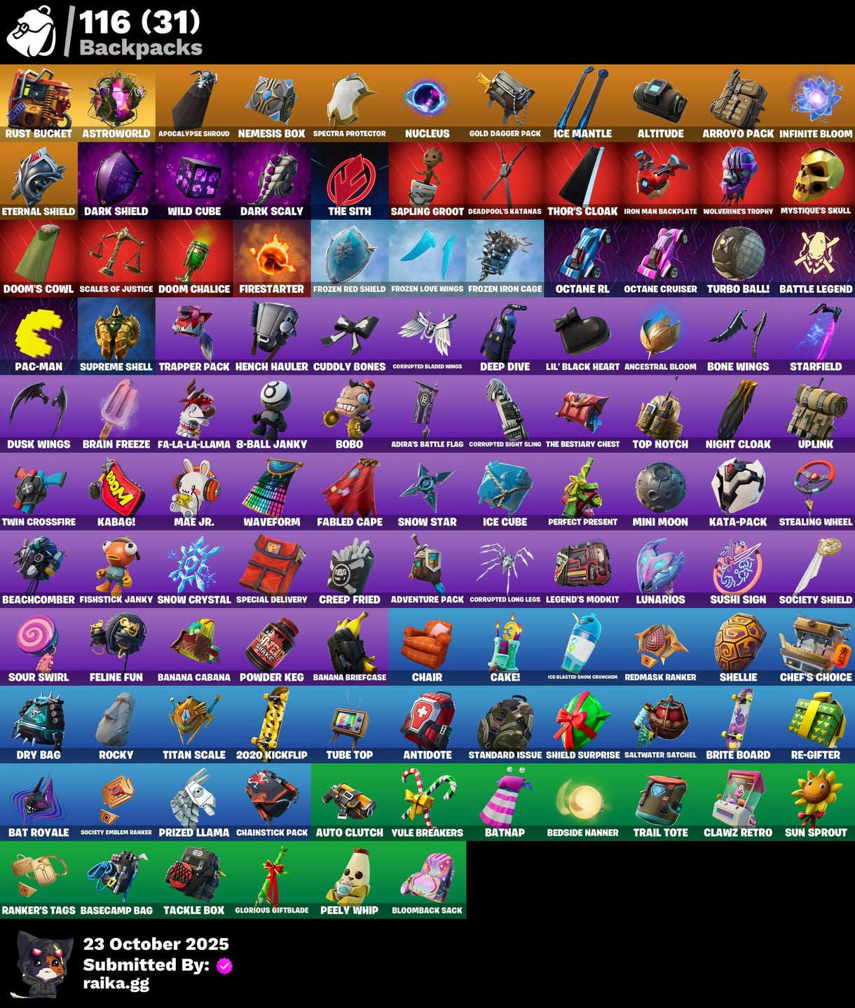 [PC/PSN/XBOX] 90 skins | IKONIK | Astro Jack | Master Chief (Matte Bla ...