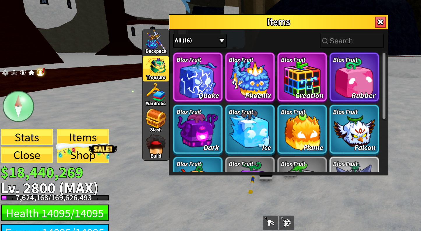 Blox Fruits | LVL 2800 | Godhuman | 18M Beli | Quake + Creation Fruit ...