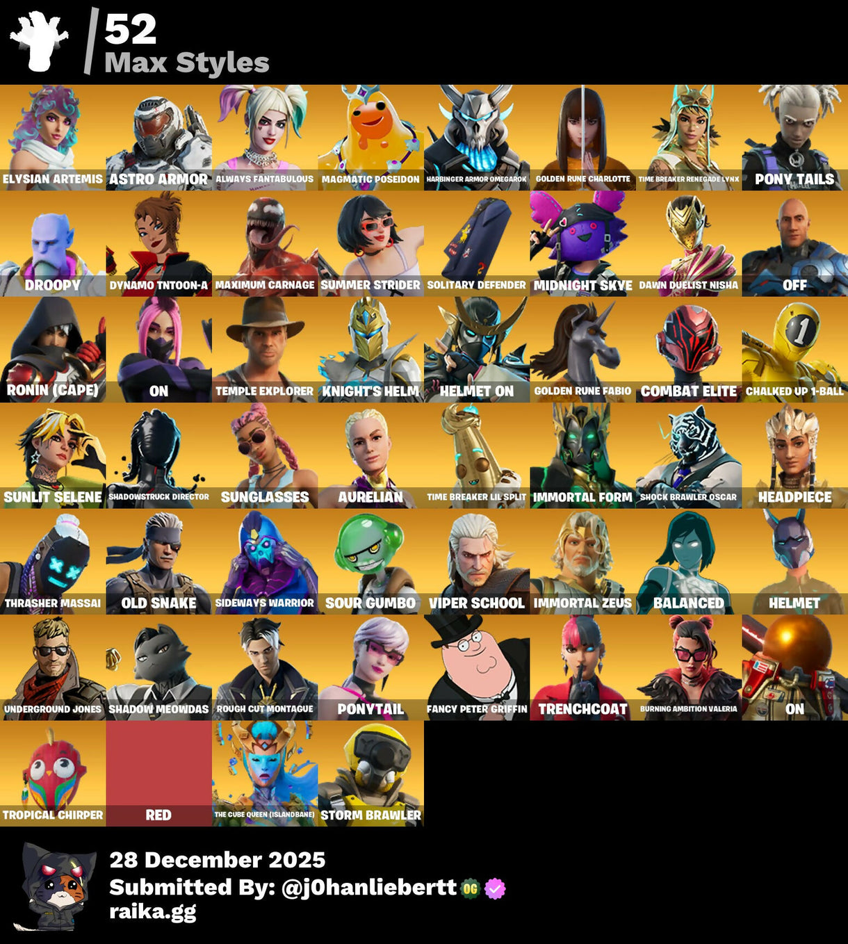 [PC-XBOX-PSN] 134 skins | Lina Scorch | Vivi Chroma | Malik | Renzo th ...