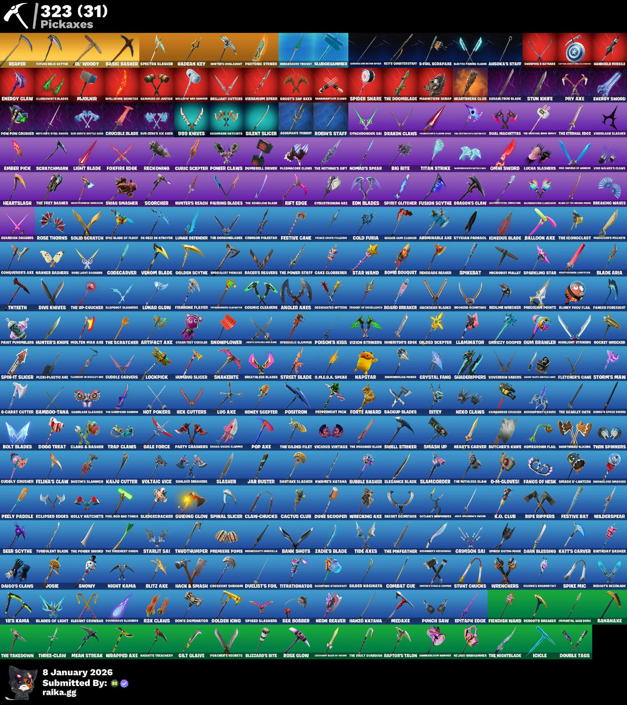 [PC/PSN/XBOX/NITTENDO] 354 skins | OG STW | Subzero Cryptic | Arcane J ...