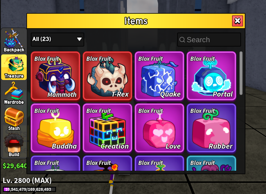 Blox Fruits | LVL 2800 | Godhuman | 29M Beli |T-Rex + Mammoth + Buddha ...