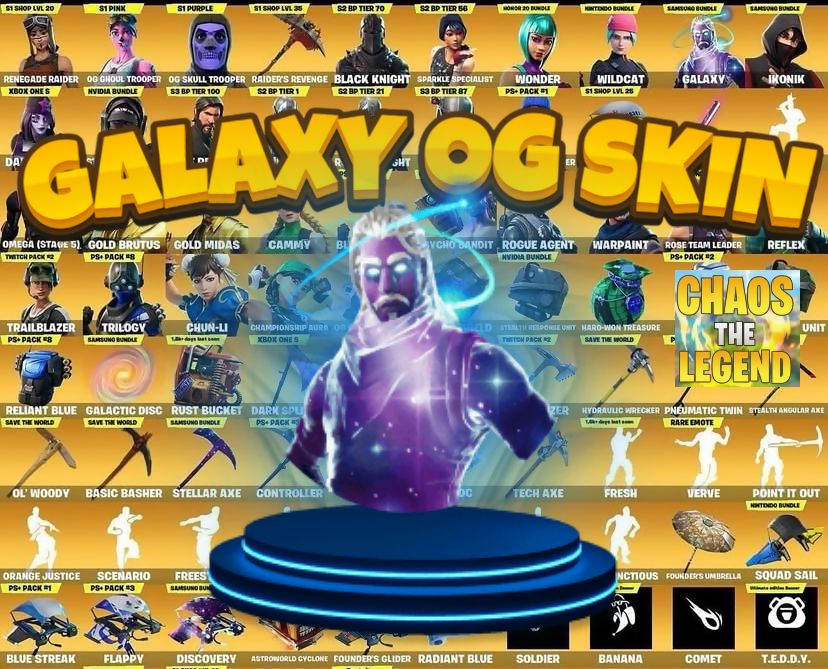 [+300 SKINS] OG STACKED WITH 100% GALAXY + Chance for Travis Scott | I ...