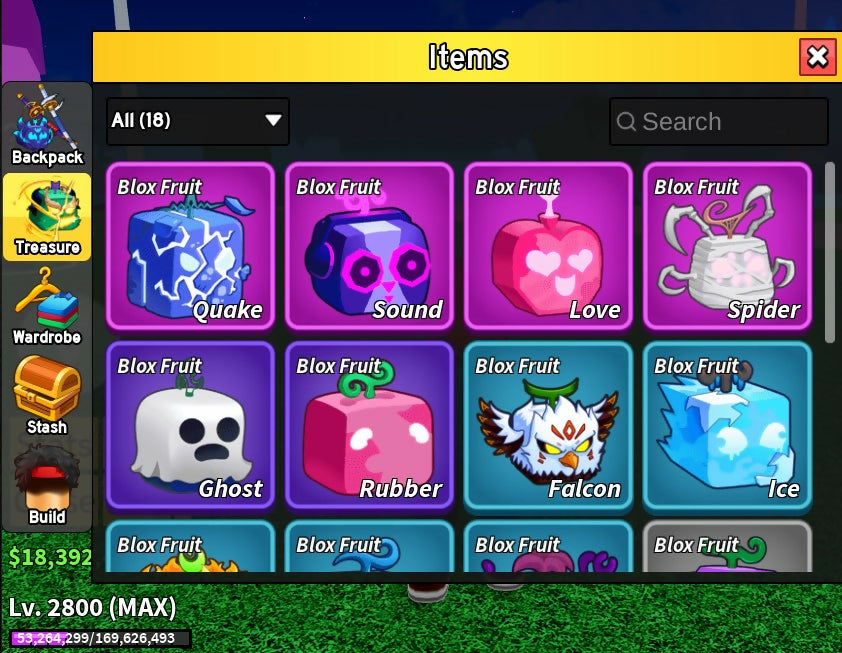Blox Fruits | LVL 2800 | Godhuman | 18M Beli | Quake + Love fruit | Ho ...