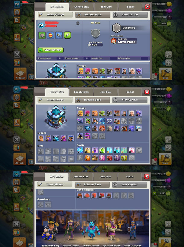 TH 13 BASE 🔥 3 EPIC EQUIPMENTS 🤯 LOADED MAGIC ITEMS 🫢 HEROS 62/68/41/4 ...