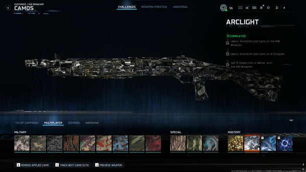 BO7 Advanced Setup 🔥 12 Arclight Master Camos 💎 12 Shattered Gold ⚡ Le ...