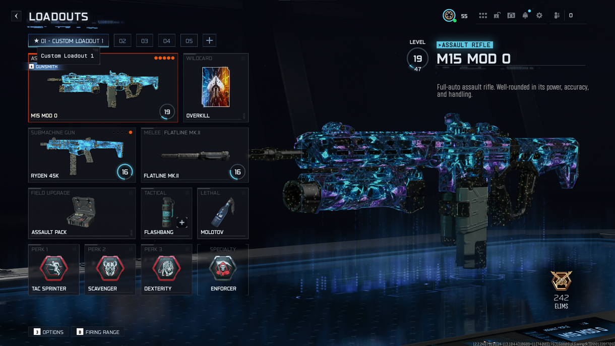 🍄 Singularity on All Guns (BO7) 🍧 400 Camos 🎋 Prestige 1 — Level 55 🍤 ...