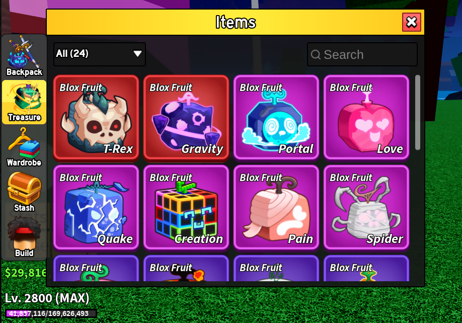 Blox Fruits | LVL 2800 | Godhuman | 29M Beli | Gravity + T-Rex + Porta ...