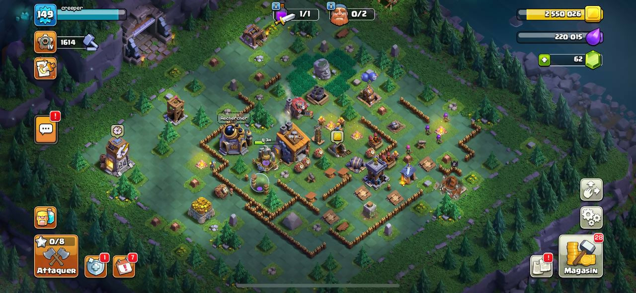 🔥 TH13 ⚔️ Elite War Machine AQ 75 | BK 72 | GW 50| RC 25 | Maxed Tro – Tapin Shop