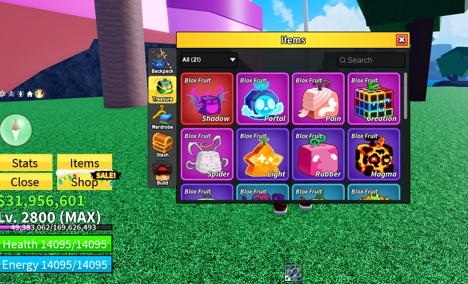 Blox Fruits | LVL 2800 | Godhuman | 31M Beli | Shadow + Creation fruit ...