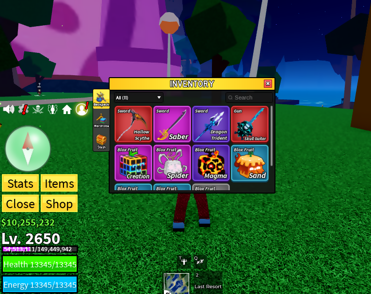 Blox Fruits | LVL 2650 | Godhuman | 9M Beli | Skull guitar + Hallow Sc ...