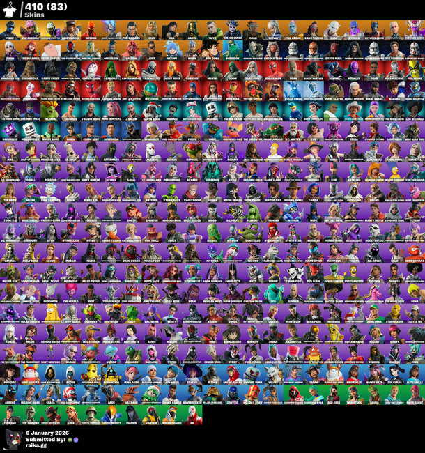 [PC/PSN/XBOX/NITTENDO] 410 skins | Fixer | Vivi Chroma | Subzero Crypt ...