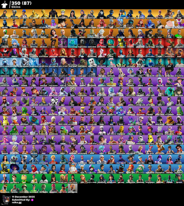 [PC/XBOX] 350 skins | OG STW | Aerial Assault Trooper | The Reaper | E ...