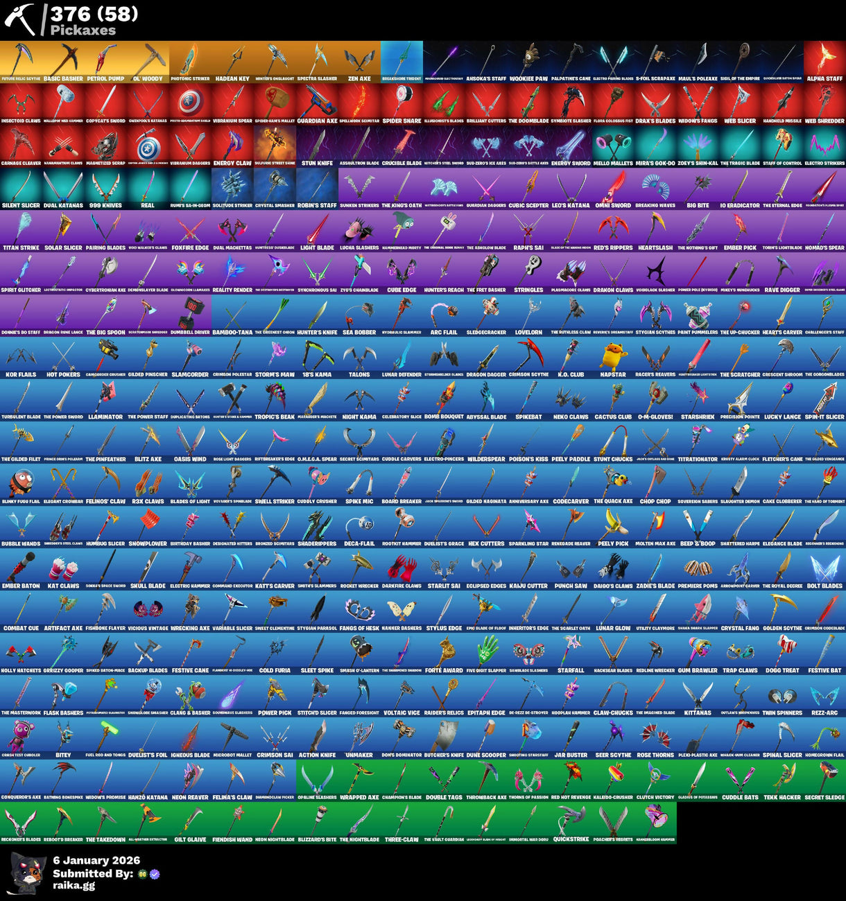 [PC/PSN/XBOX/NITTENDO] 410 skins | Fixer | Vivi Chroma | Subzero Crypt ...