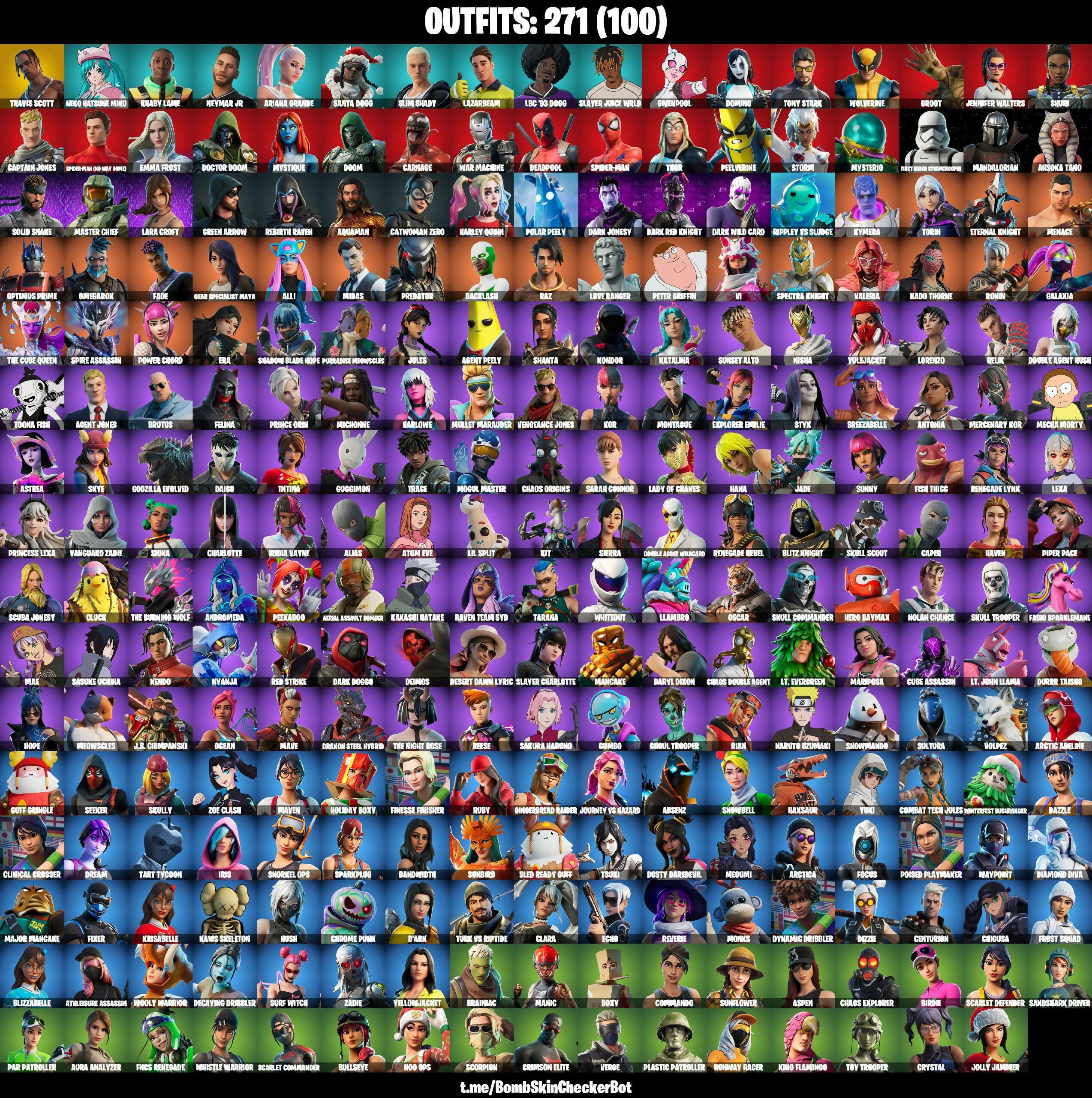 TRAVIS SCOTT - LEVIATHAN AXE - 271 SKINS - ⚡️ PC / PSN / XBOX ⚡️ ...