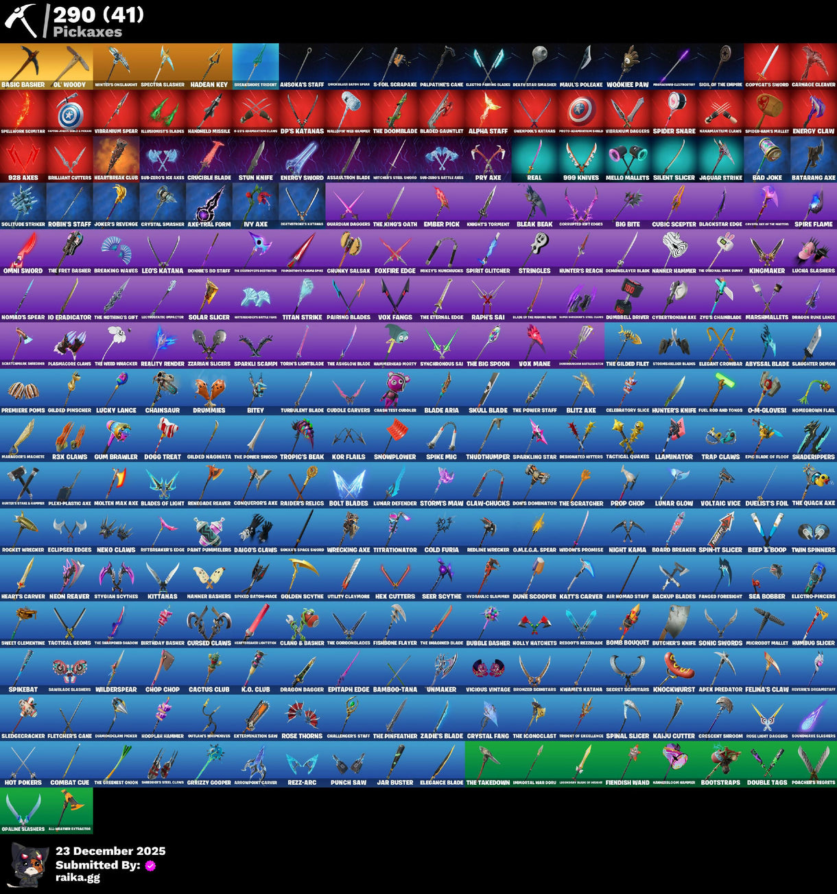 [PC/PSN/XBOX] 327 skins | Driftwalker | The Origin | Torin | Snap | Ha ...