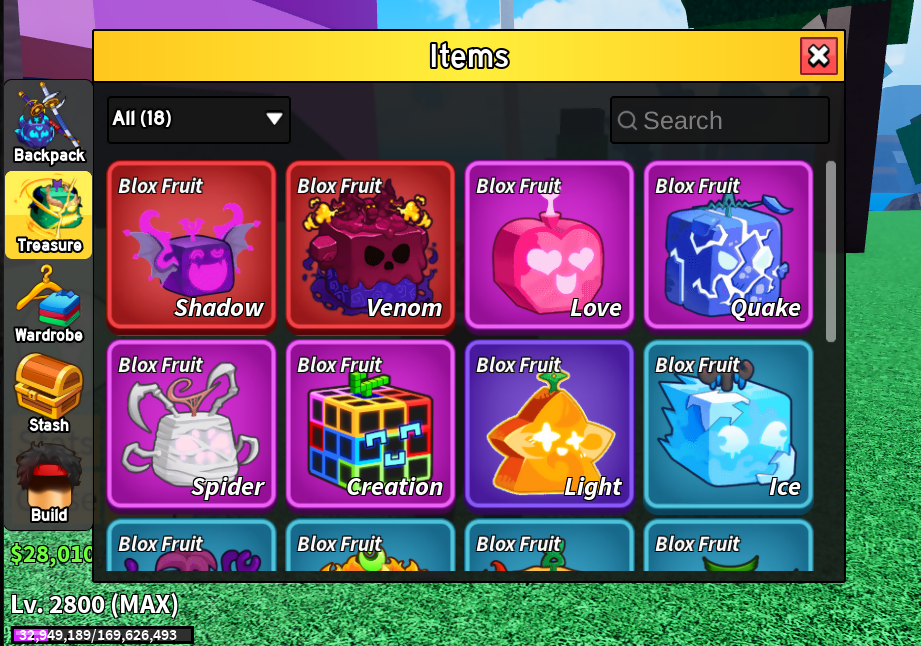 Blox Fruits | LVL 2800 | Godhuman | 28M Beli |Shadow + Venom | Spikey ...