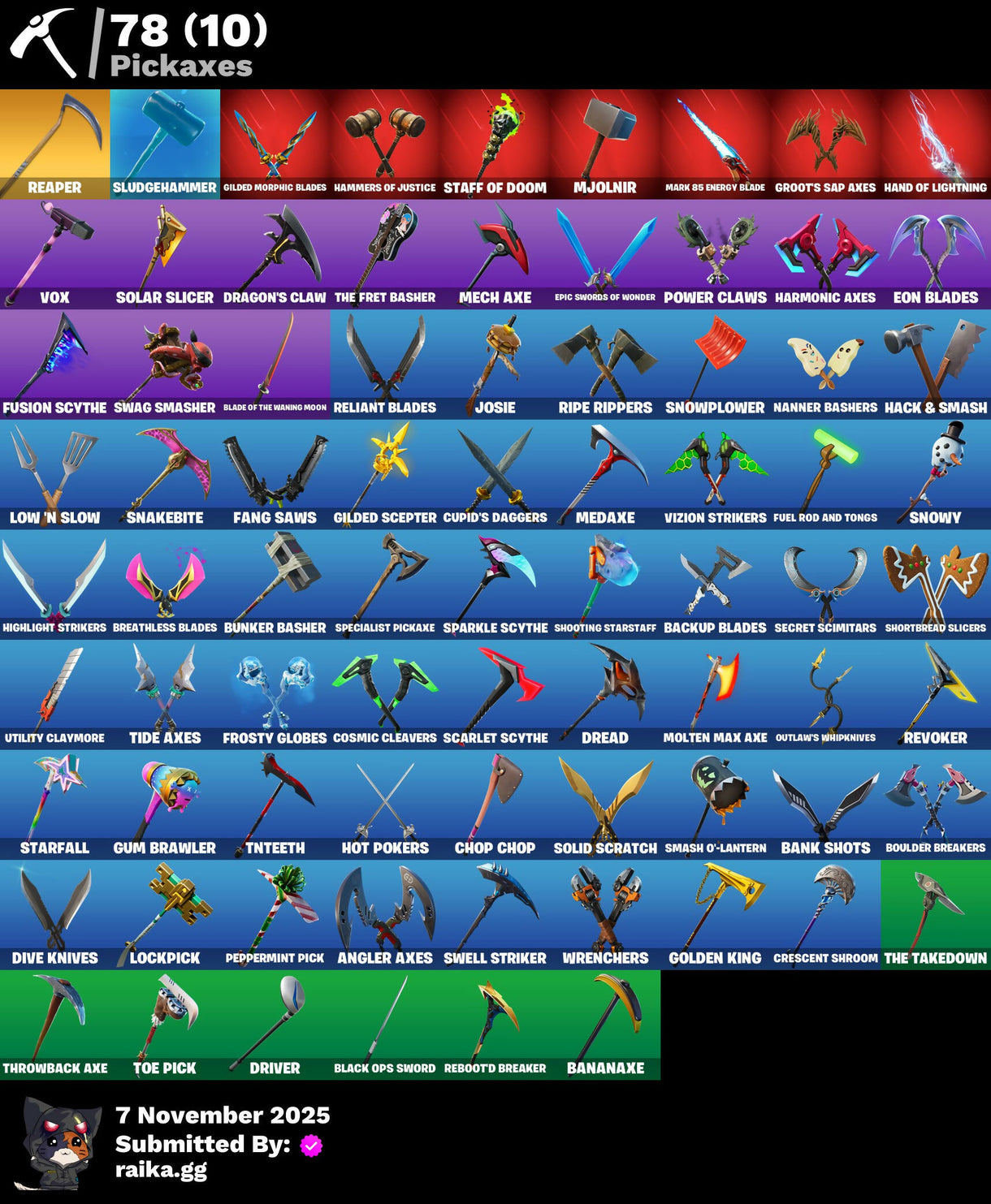 [PC/PSN/XBOX] 70 skins | Gold Brutus | Gold Midas | Reaper | Kymera ...