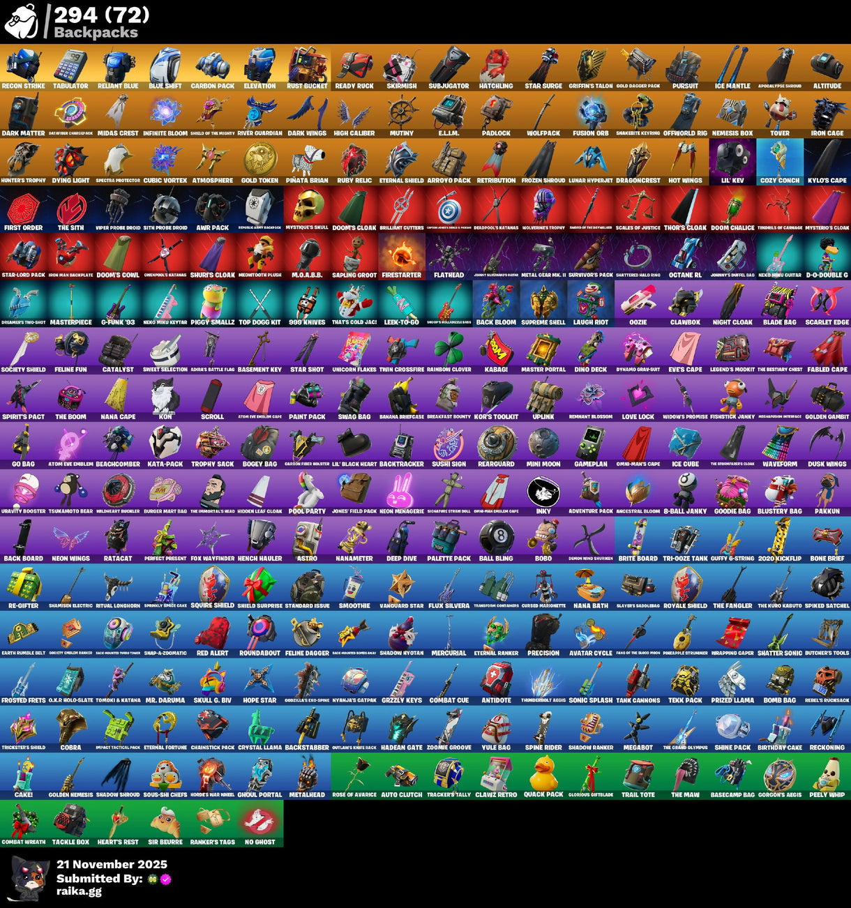 [PC/PSN/XBOX/NITTENDO] 264 skins | OG STW | The Reaper | Blue Squire ...