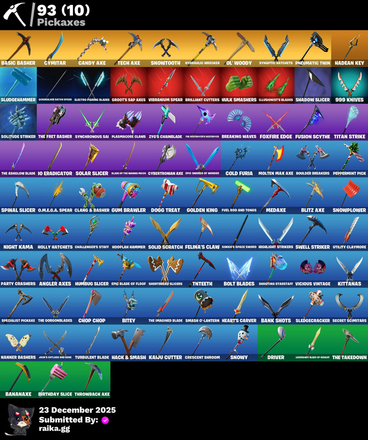 [PC/PSN/XBOX] 62 skins | Travis Scott | Vivi Chroma | Subzero Cryptic ...