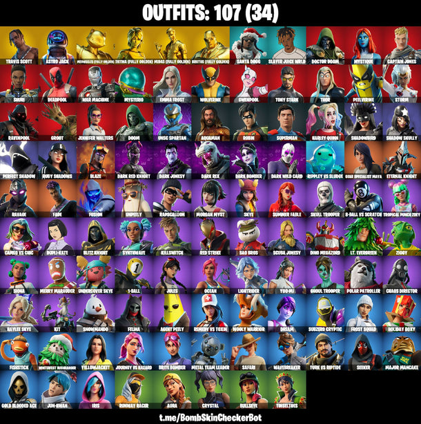 107 SKINS】 TRAVIS SCOTT ASTRO JACK REAPER PARENTAL CONTROL (PC/PSN/X ...