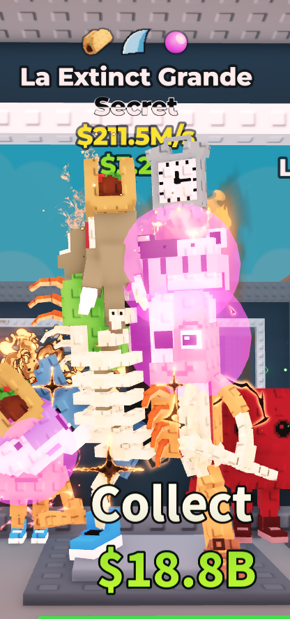 ⚡ LA EXTINCT GRANDE⚡ | ⚡ $211.5M/S | TACO + WATER + BUBBLE GUM MUTATIO ...