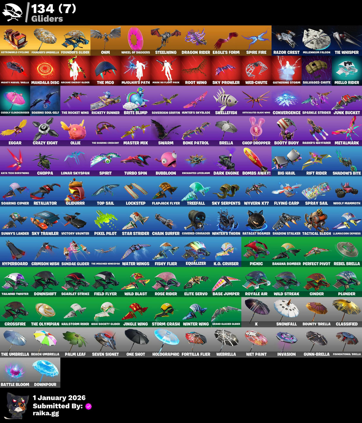 [PC/PSN/XBOX] 159 skins | OG STW | Glow | Gold Midas | Blackheart | A ...