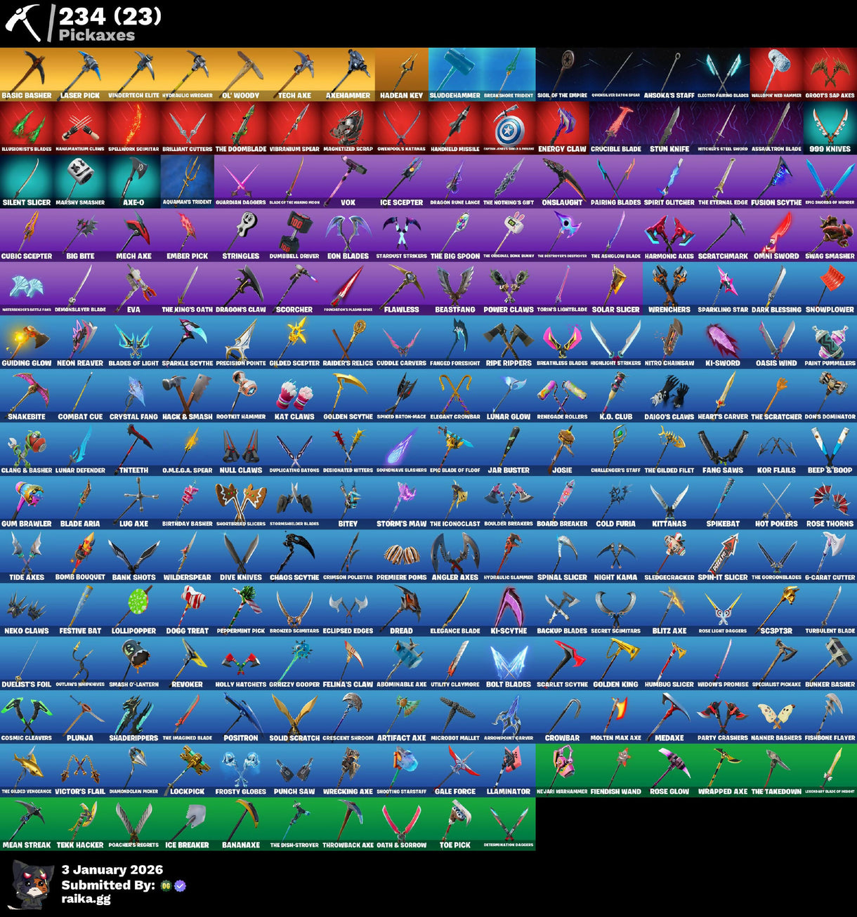 [PC/PSN/XBOX/NITTENDO] 225 skins | OG STW | Glow | Prodigy | Grind | C ...