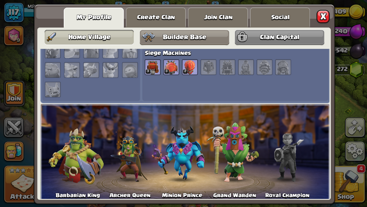 🌟 TH 12 🌟 BK50 AQ50 GW20 BM5 MP20 🌟 272 GEMS 🌟 #LQQRPJ9PU / Clash of C ...