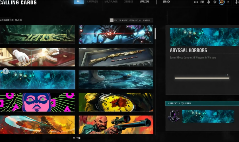 ⚡ WZ4 + BO6 Abyss Elite Bundle 🎮 Prestige I Prepared | Level 55 💥 33 M ...