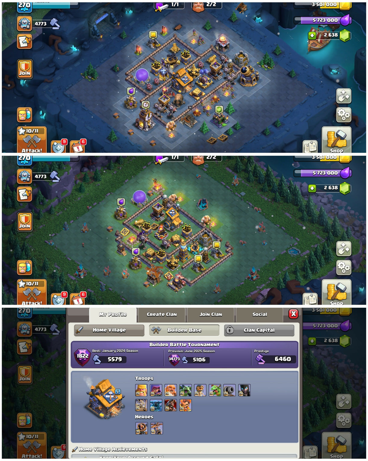 TH17 Max | Level 270 | Max Builder Base | Rare Skins | High Equipments ...