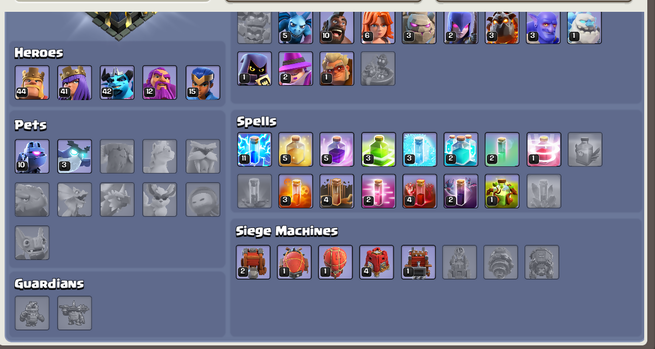 TH17 | Level 130| Heroes 102/105/90/80/50 | Max Builder Base | High Eq ...