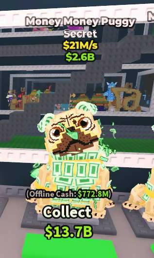 Money Money Puggy - {21m/s Speed} Steal a Brainrot | CLEAN ST – Tapin Shop