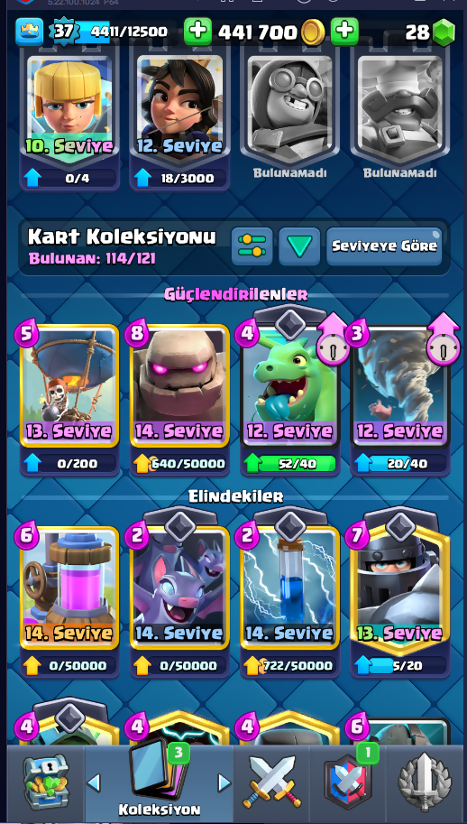 8657 TROPHY 41 LVL KT 13 118 CARDS EMOTE 27 #2QP08YQJV / C – Tapin Shop